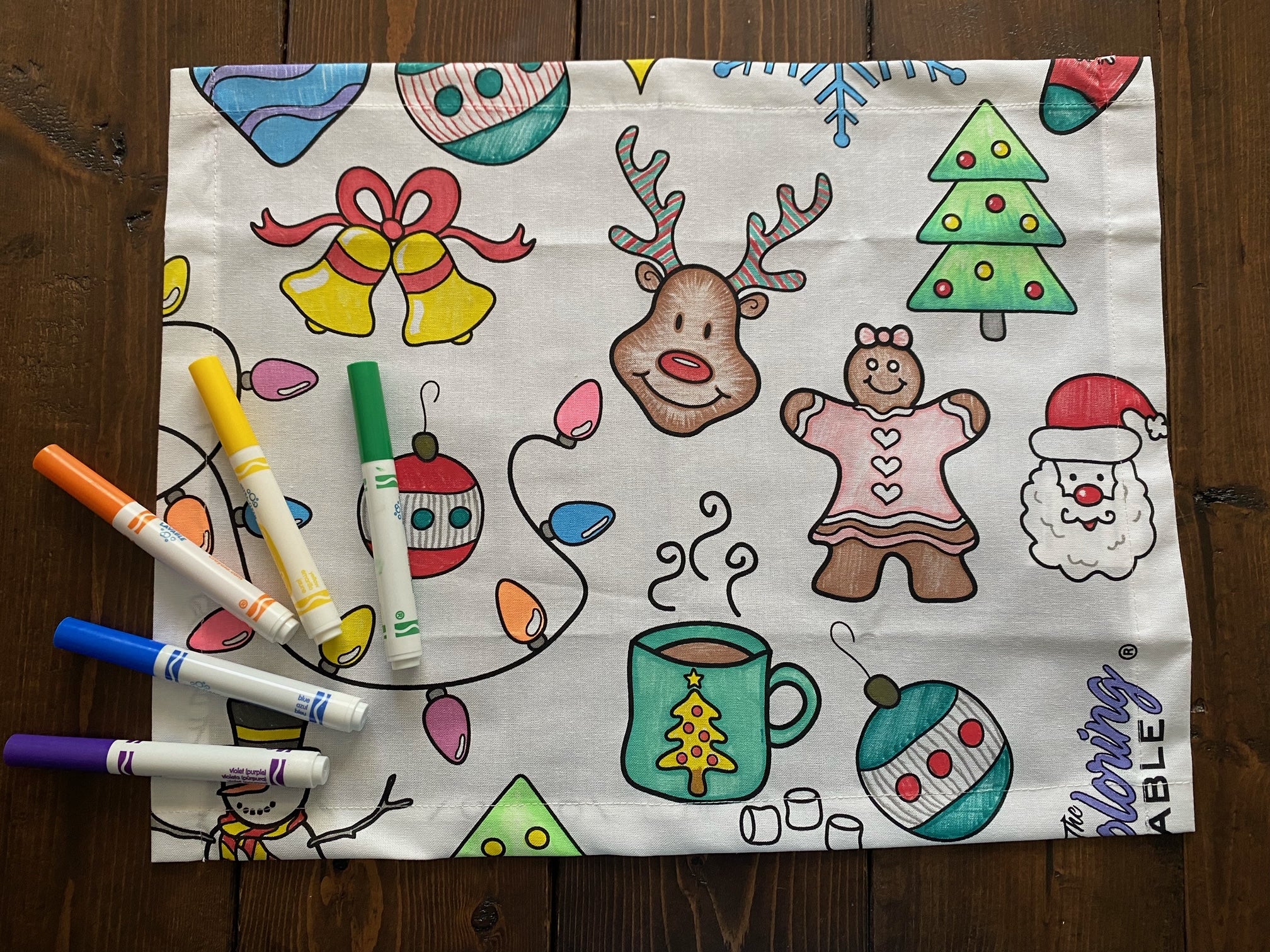 Holiday Placemats – The Coloring Table